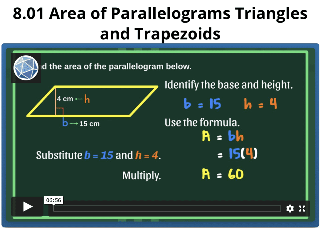8th Grade Online Math Course | Online Math Lessons – Excel Mathematics
